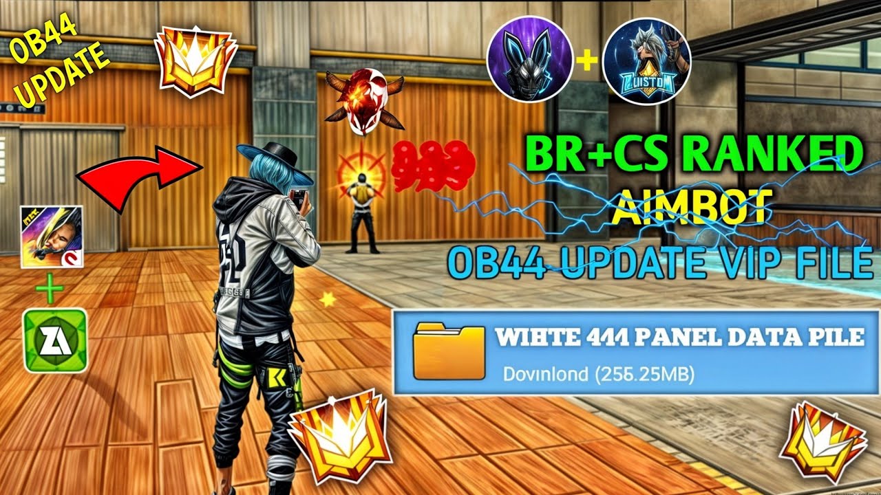 How To Make OB44 New White 444 Panel For Android😱😱| free fire panel ...
