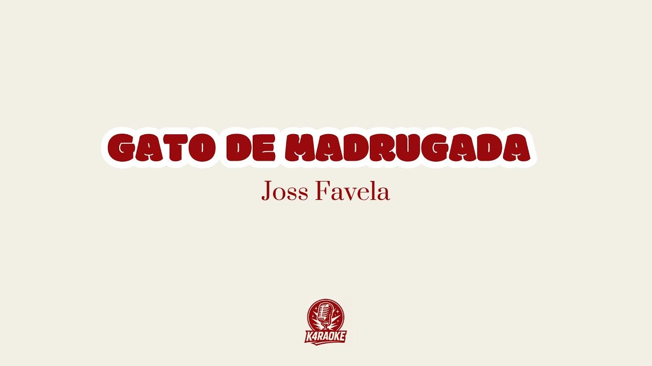 🎤🐱 Karaoke GATO DE MADRUGADA - Joss Favela - YouTube
