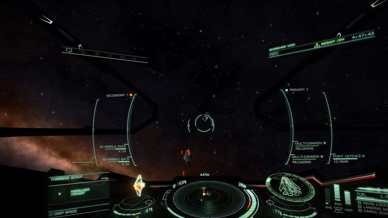 Elite Dangerous - FAS vs Thargoid Scouts (PVE) - YouTube