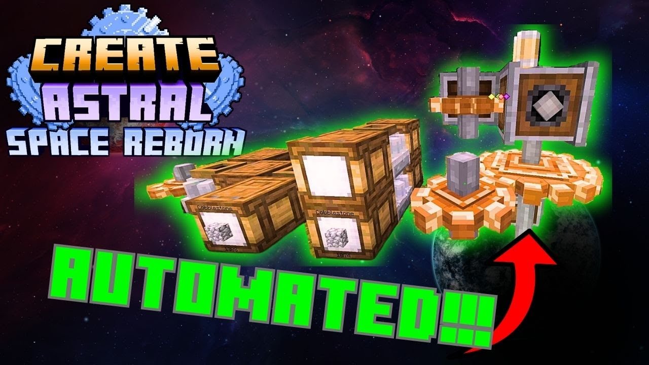 Mastering Infinite Gravel & Sand in Create Astral Mod Pack! Let's Play ...