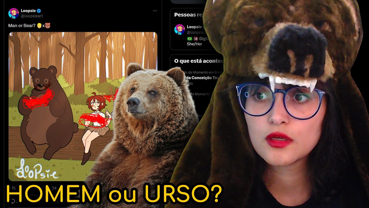 HOMEM ou URSO? - A POLÊMICA - YouTube
