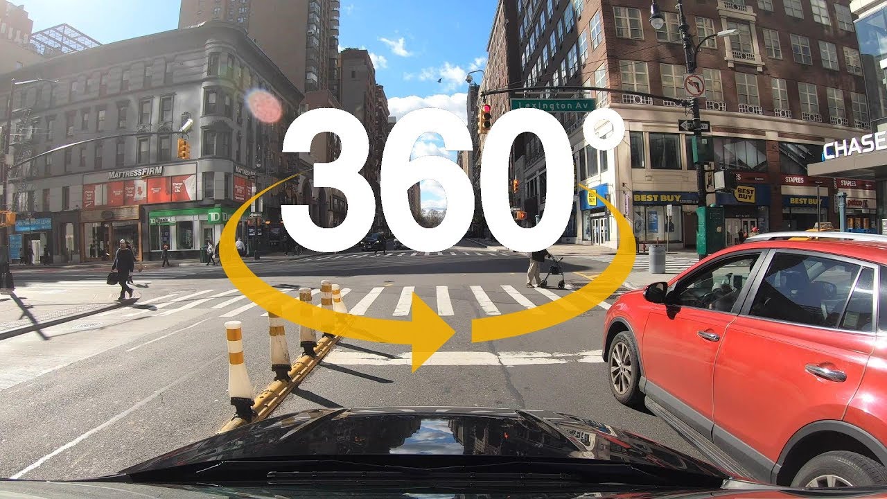 360° NYC State of Emergency : Driving Upper East Side (2nd Av, 86th St ...