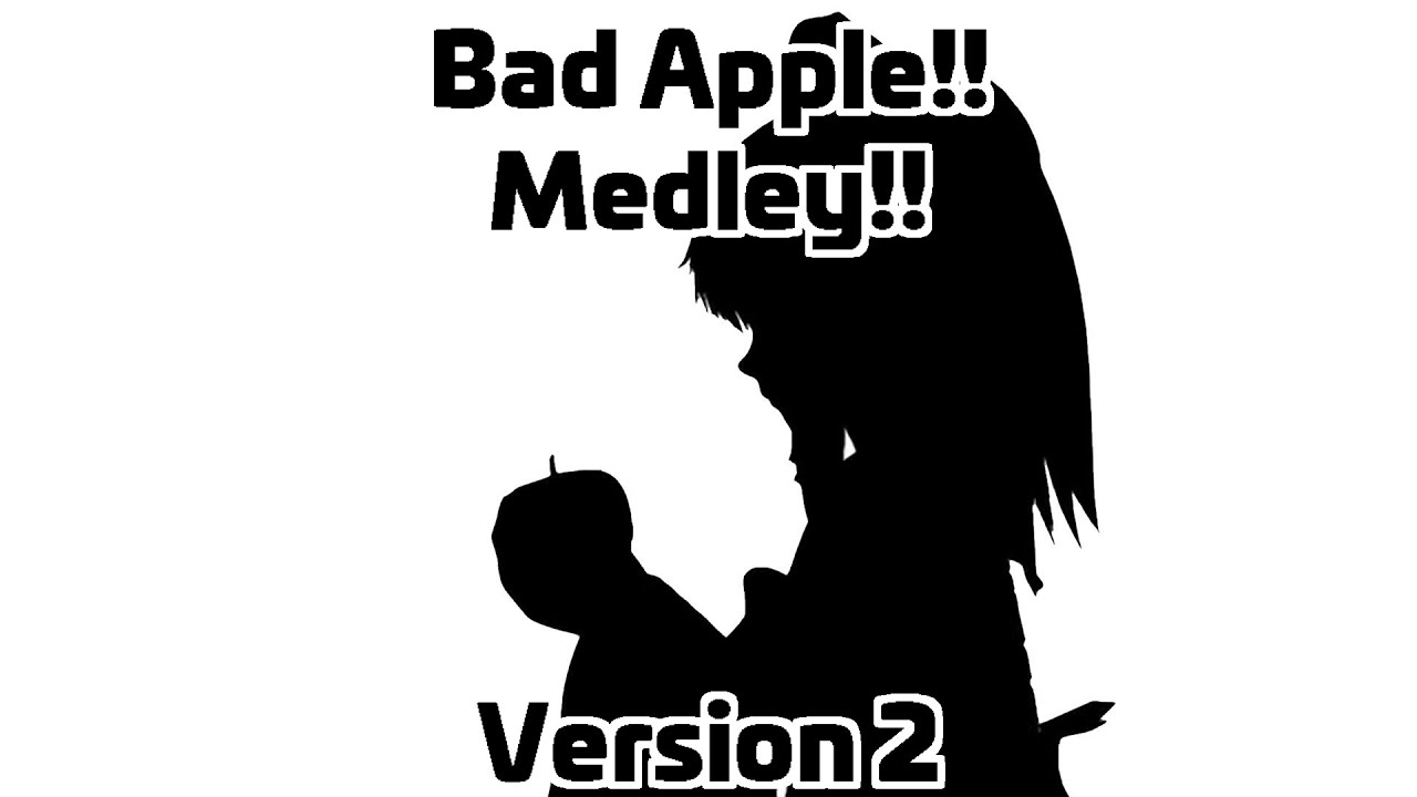 Bad Apple!! Medley V2 [Bad Apple!! but with every character's original ...