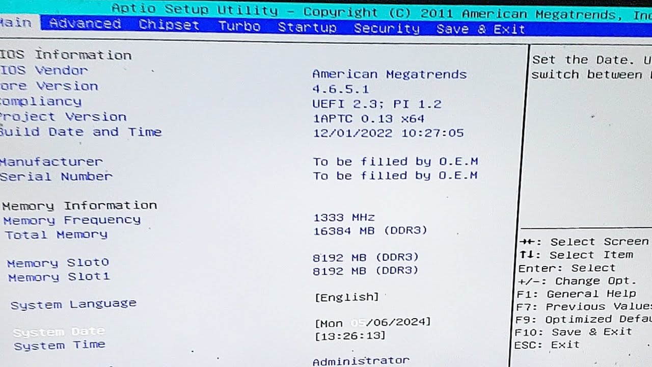 COMO AUMENTAR A FREQUÊNCIA DA MEMÓRIA RAM NA BIOS AMERICAN MEGATRENDS ...