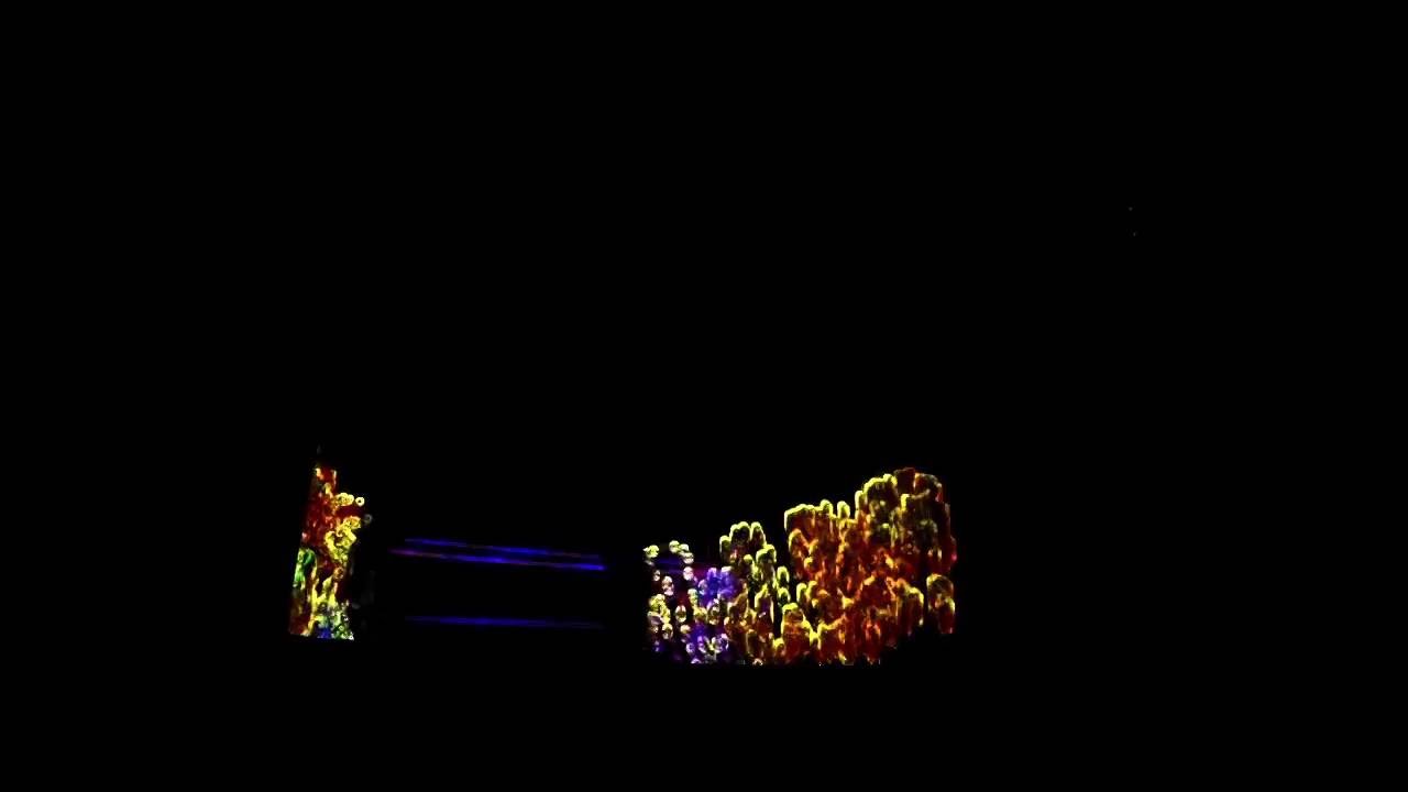 interactive kinect installation - YouTube