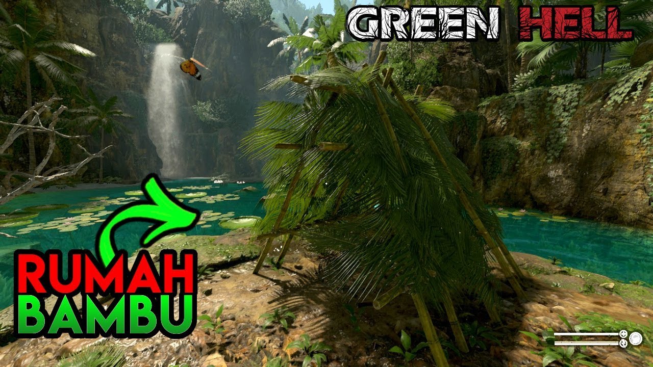 GREEN HELL INDONESIA - BIKIN RUMAH BAMBU & BAMBOO SMOKER #9 - YouTube