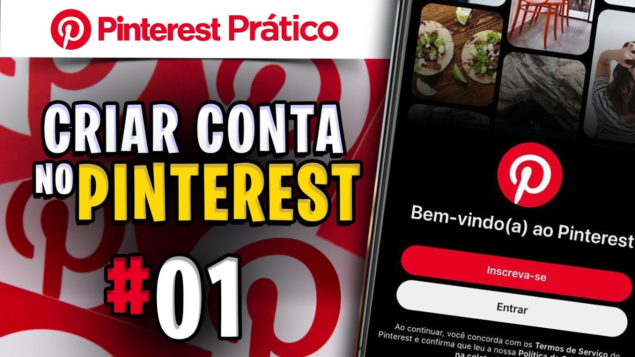 COMO CRIAR UMA CONTA NO PINTEREST | #01 PINTEREST PASSO A PASSO - YouTube