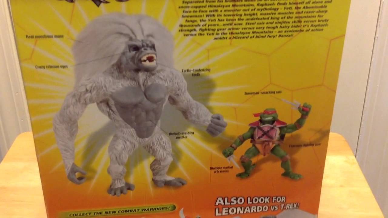 Primal Rage TMNT Raphael vs Blizzard Yeti New Very Rare - YouTube