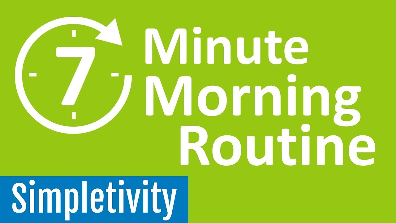 7 Minute Morning Routine ☀️ (Guided Productivity) - YouTube