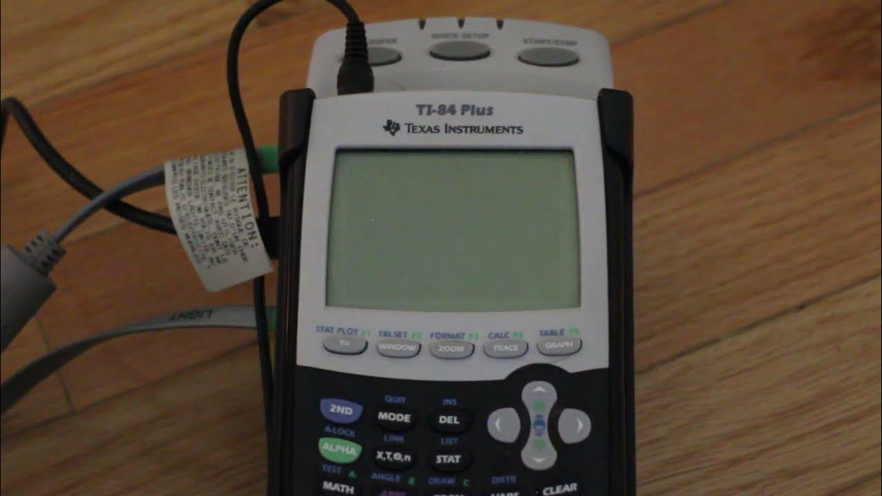 Using the TI CBL2 with the TI-84 Plus graphing calculator for data ...