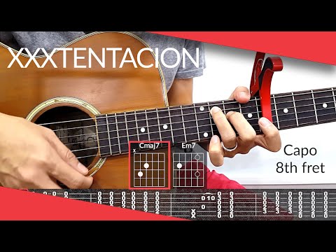 bad vibes forever (XXXTENTACION) Guitar Tutorial | Tab, Chords