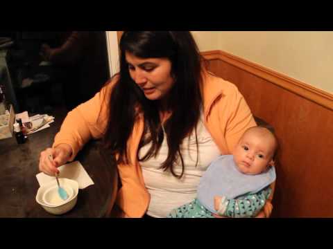 Henry gets rice cereal