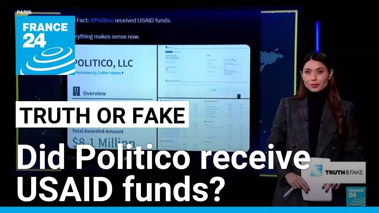 No, Politico and BBC News did not receive USAID funding • FRANCE 24 English - YouTube