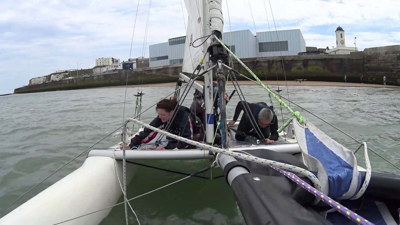 Dart Hawk F18 Margate Summer 2015 - YouTube