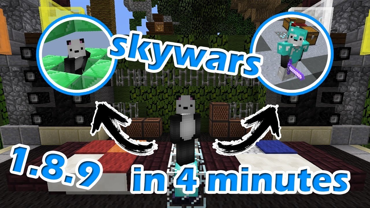 Play minecraft skywars in 4 minutes - YouTube