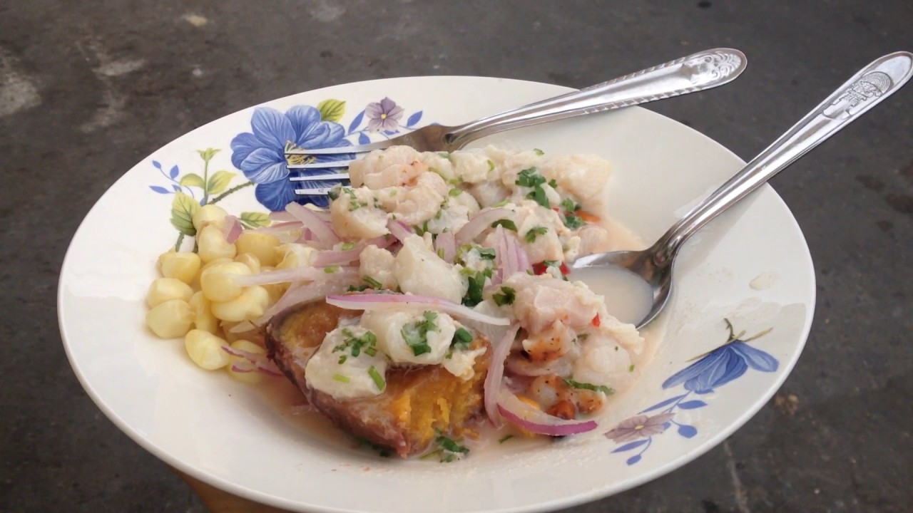 Street Ceviche In Lima, Peru - YouTube