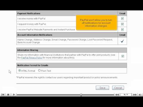 How to change your PayPal notification preferences - PayPal tutorial ...