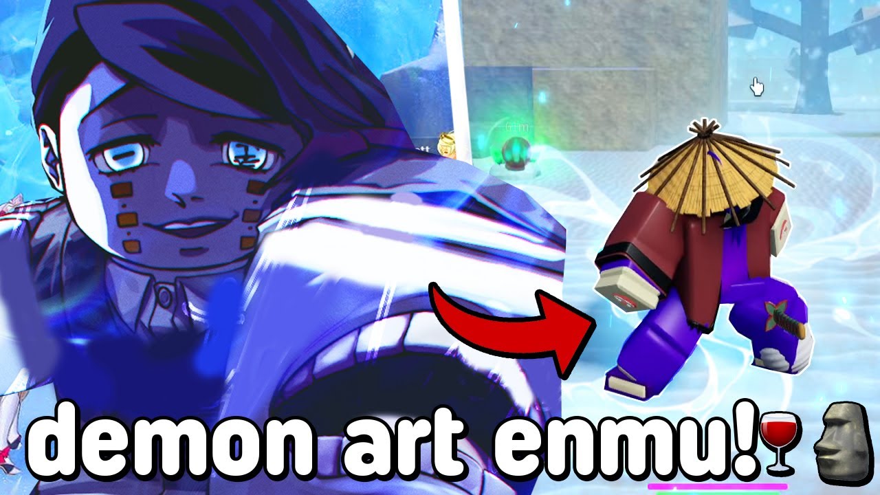 PEGUEI A DEMON ART DO ENMU NO PROJECT SLAYERS - YouTube