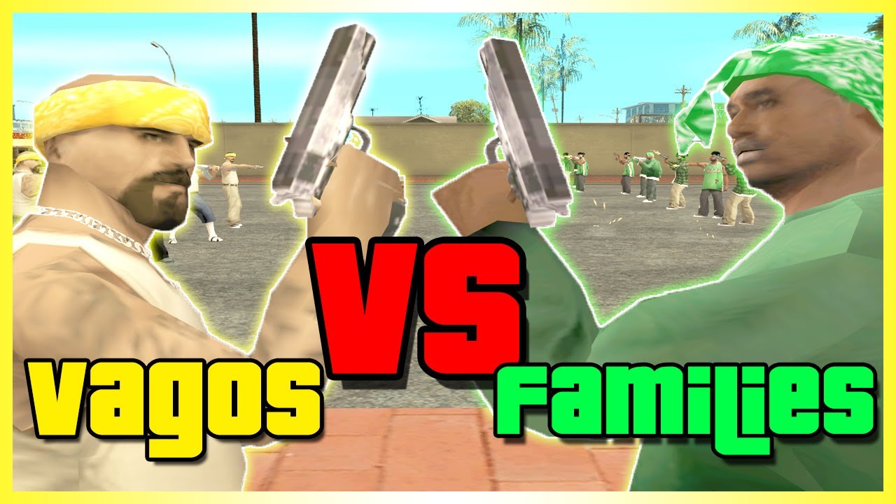 Grove Street Families VS Los Santos Vagos | Families Vs Vagos | GTA San ...