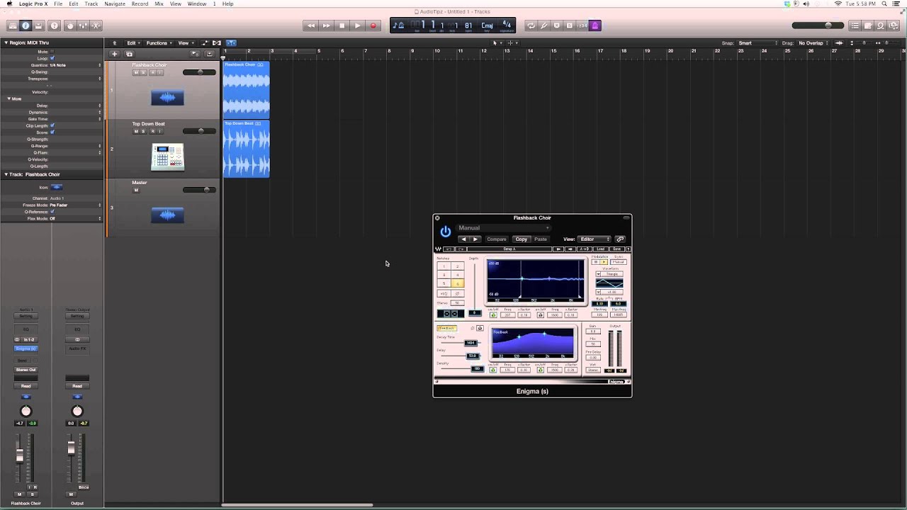 143 Waves Enigma In Logic Pro - YouTube