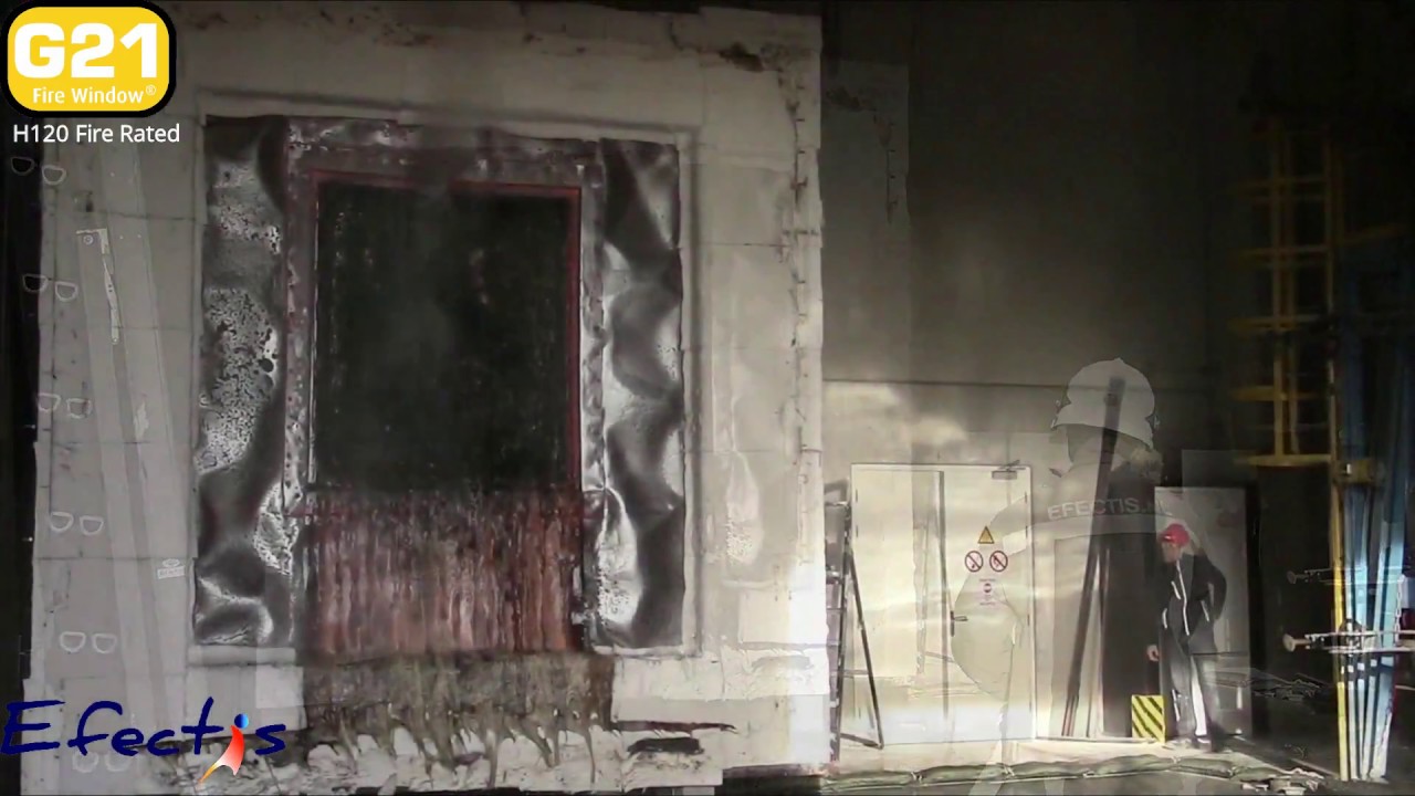 Interdam Hose stream test @ Efectis - YouTube