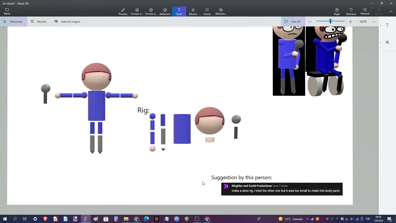 3D Dave Rig | FNF VS Dave and Bambi | (DOWNLOAD IN DESCRIPTION) - YouTube