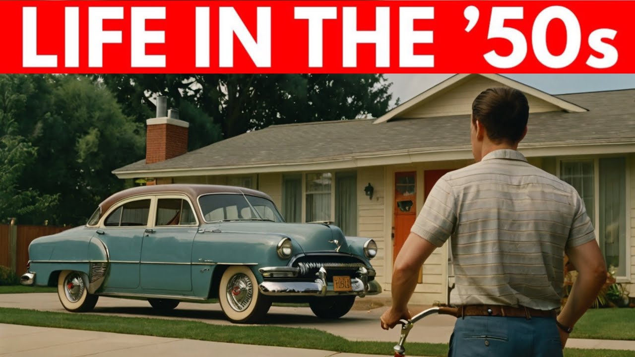 LIFE IN THE ’50s — A Full Day Inside 1952 America - YouTube