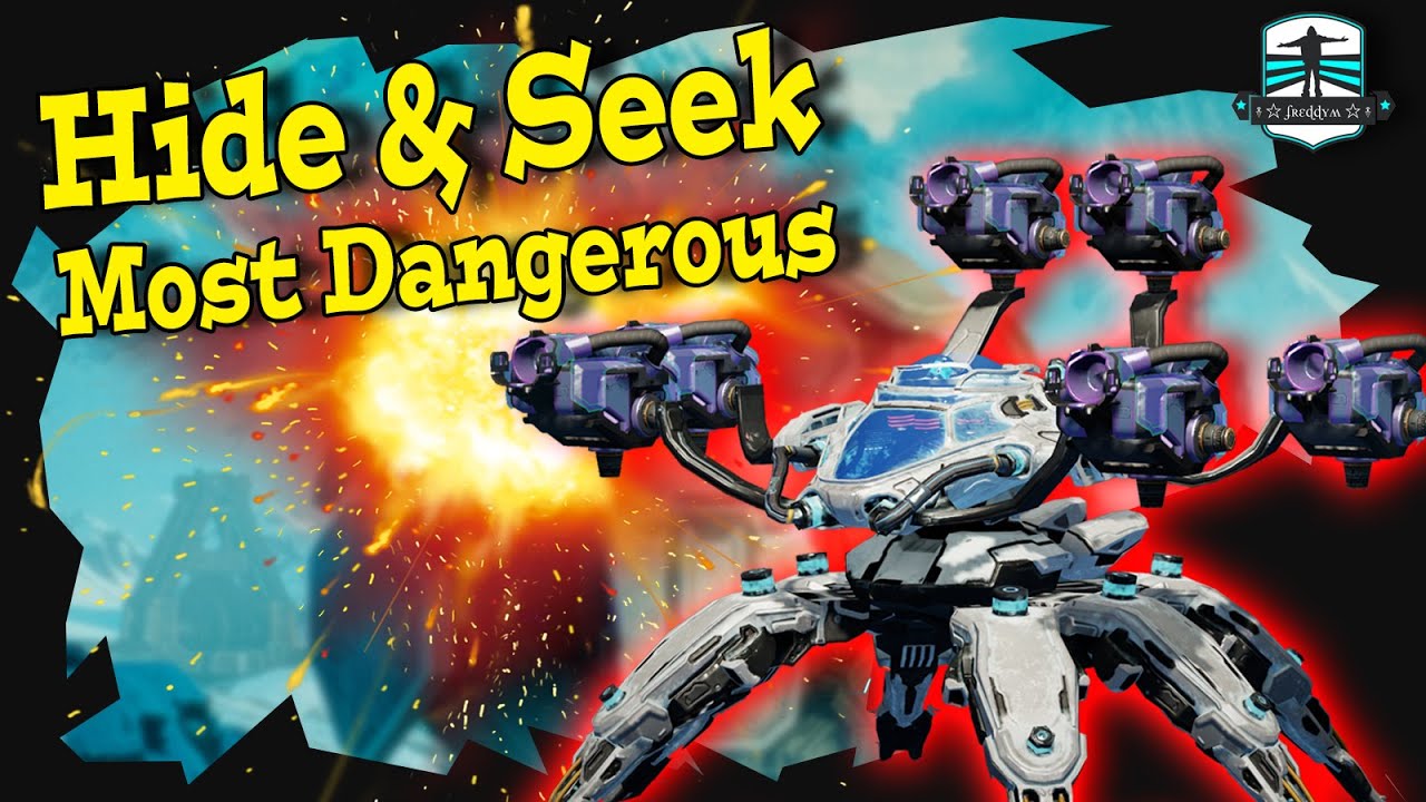 Hide And Seek With Most Dangerous Robot Build - War Robots - YouTube