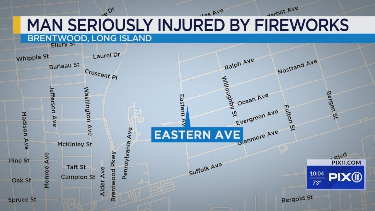 Man loses hand from firework explosion on LI: police - YouTube