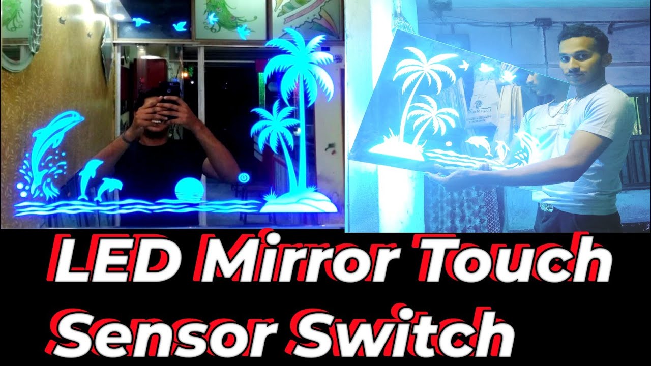 LED Mirror Touch Sensor Switch Installation||Smart Touch LED Mirror ...