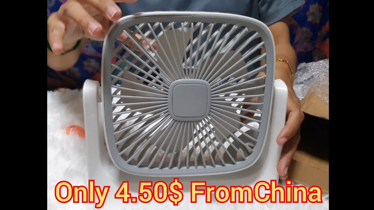 Fan From China កង្ហារសាកថ្មតូចល្មម - YouTube