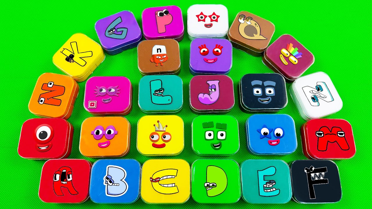 Alphabet Lore - Looking For A-Z SLIME Coloring With Rectangle ...