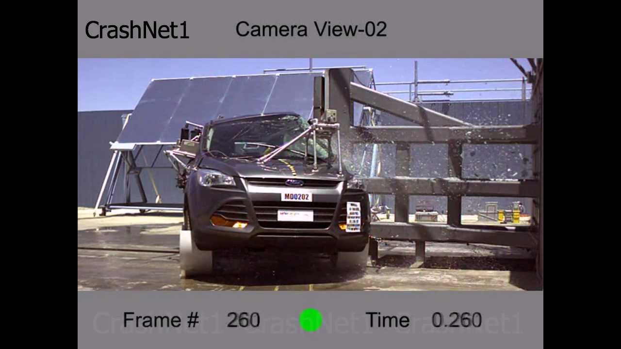 Ford Escape | 2013 | Pole Crash Test | NHTSA High Speed Camera ...