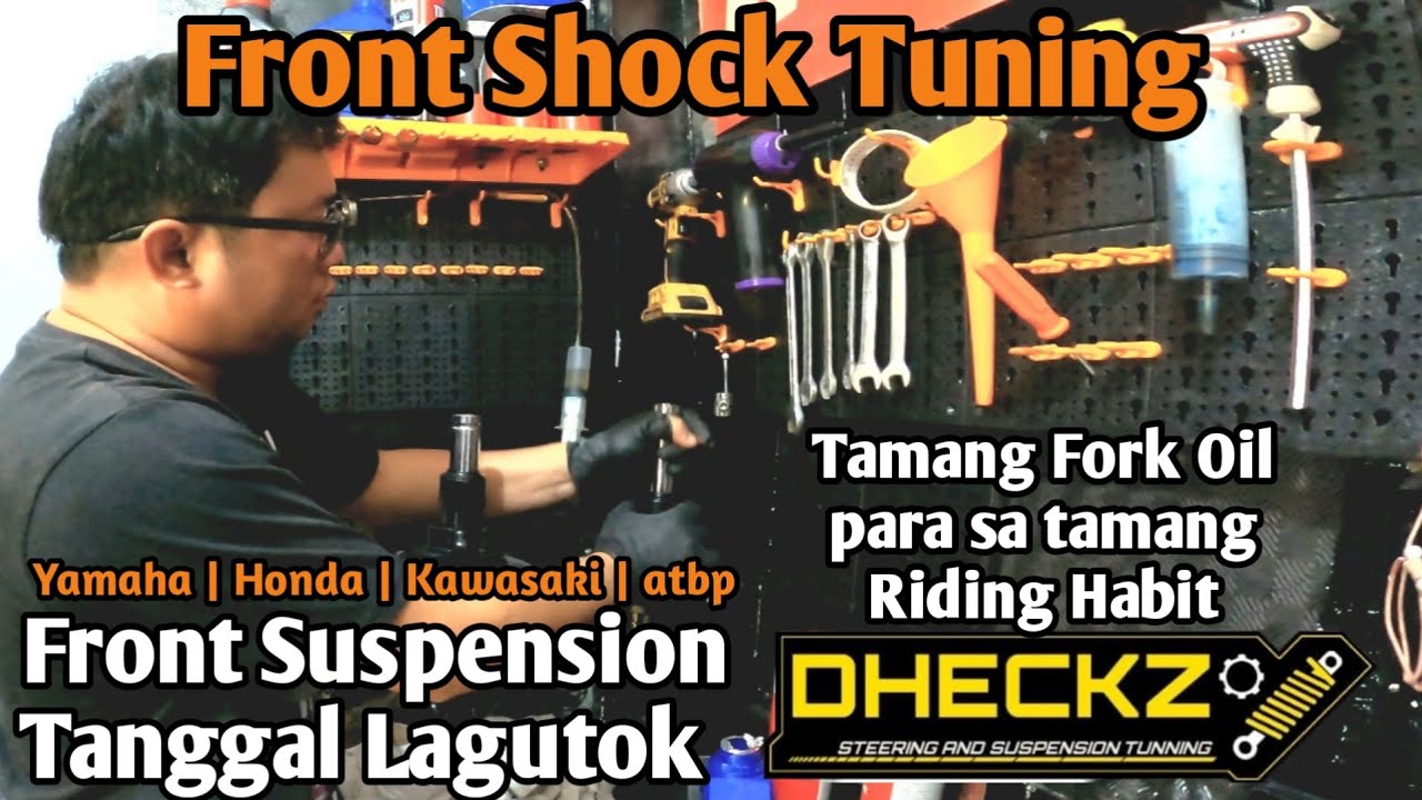Front Shock Tuning | Front Shock Repack | Tanggal Lagutok Yamaha/Honda ...