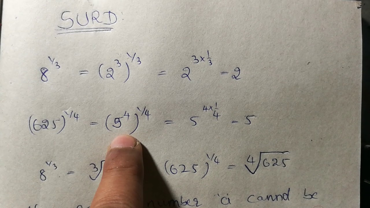 Surd full clear definition - YouTube