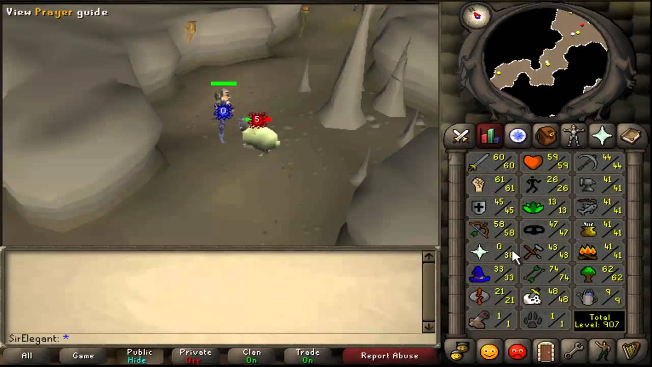 Runescape Range guide 07! + Commentary! Really fast exp - YouTube