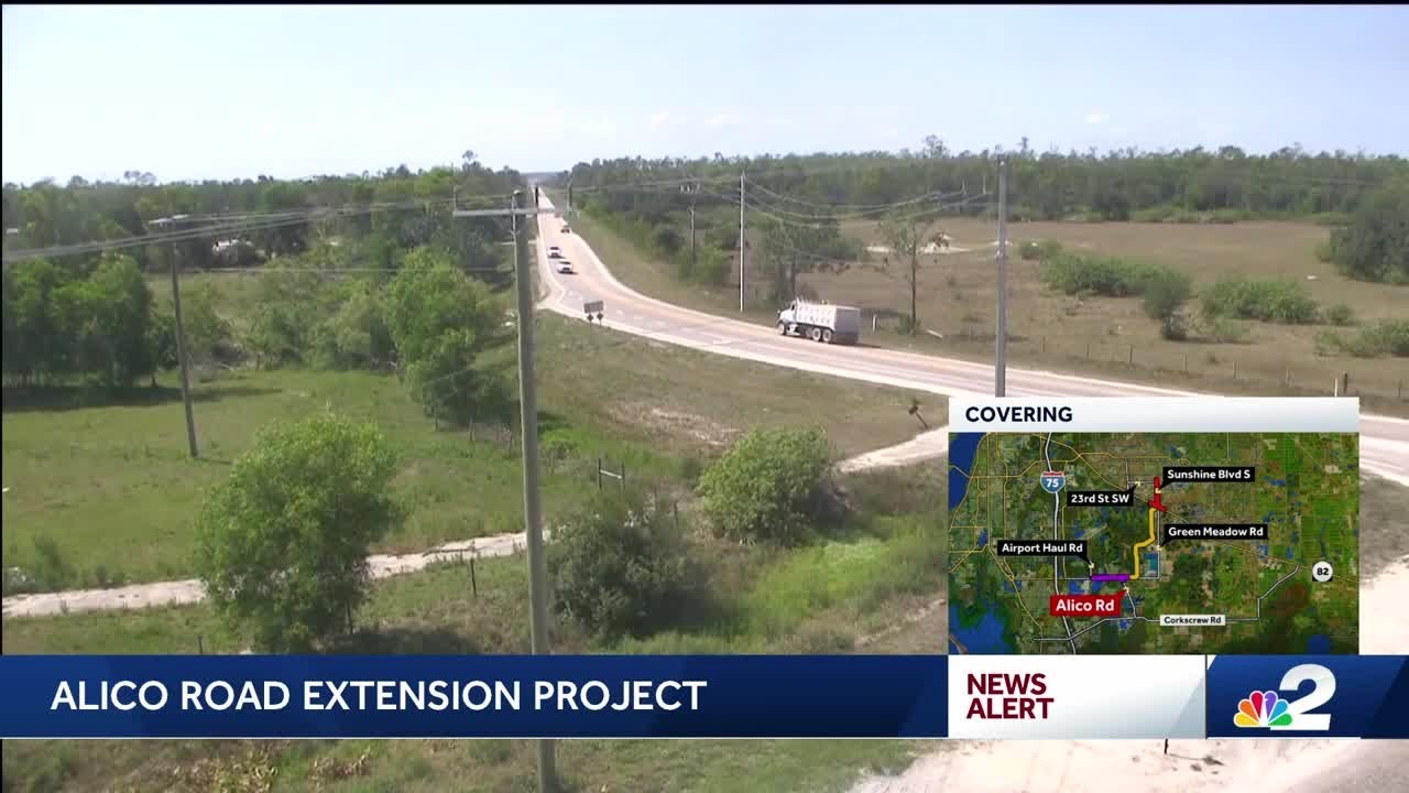 Alico Road Extension Project aims to ease congestion in Lee County - YouTube