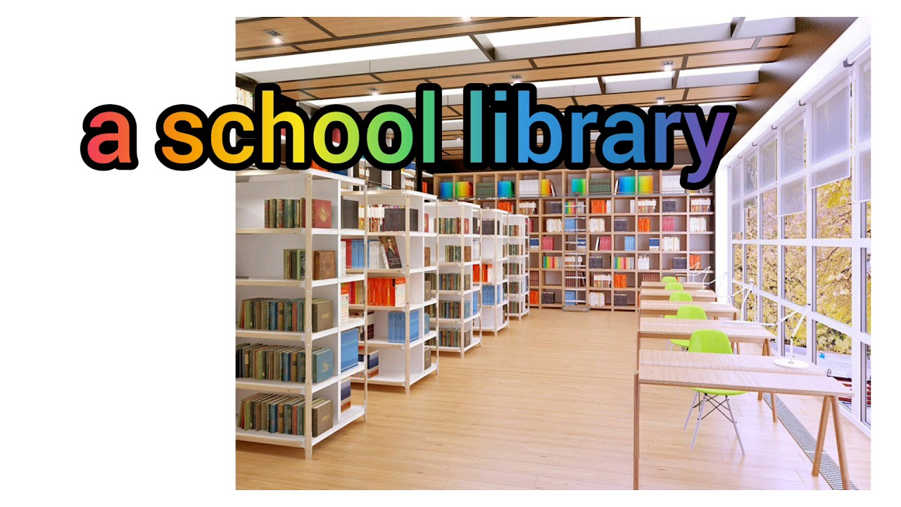 How to Pronounce School library in American English - YouTube