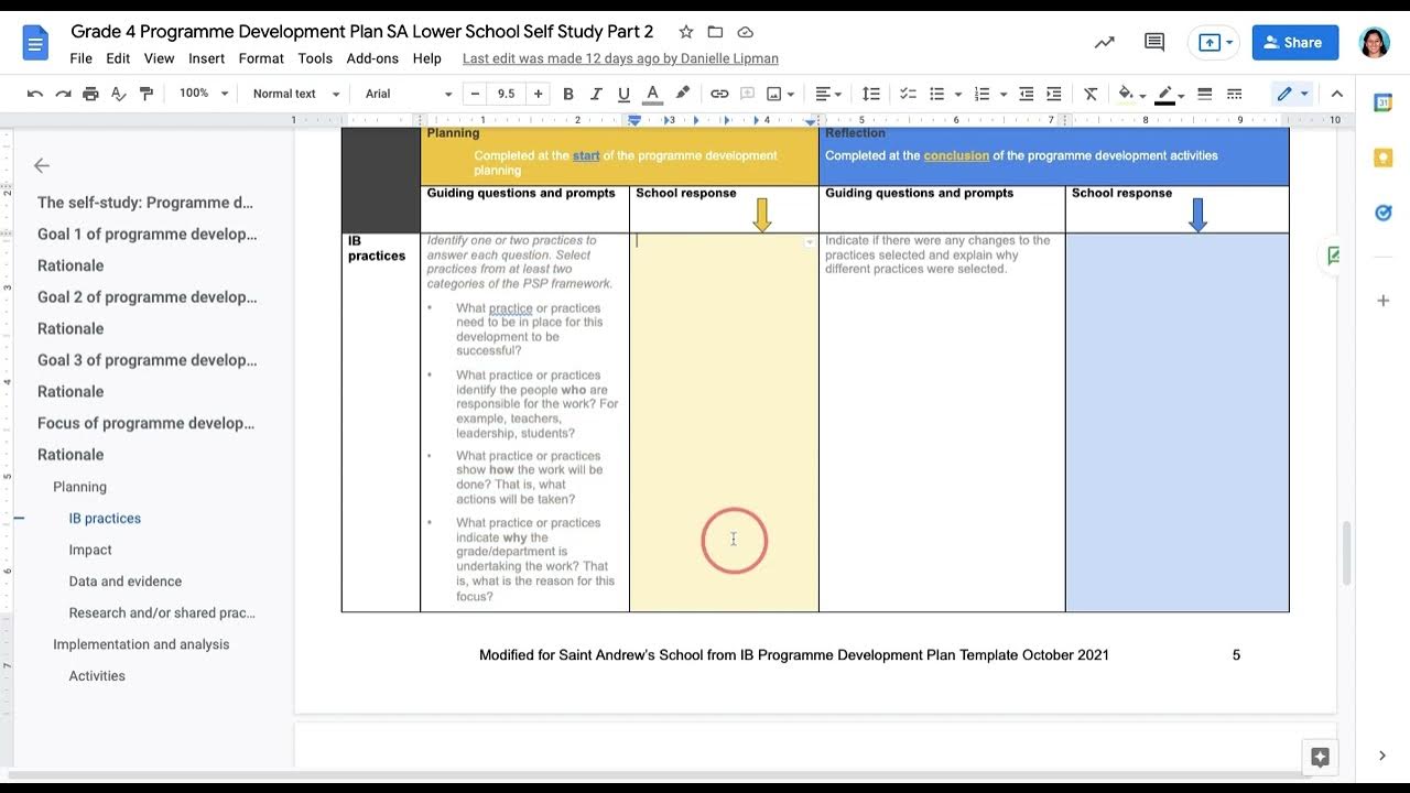 How to Use the IB Programme Development Planning Document - YouTube