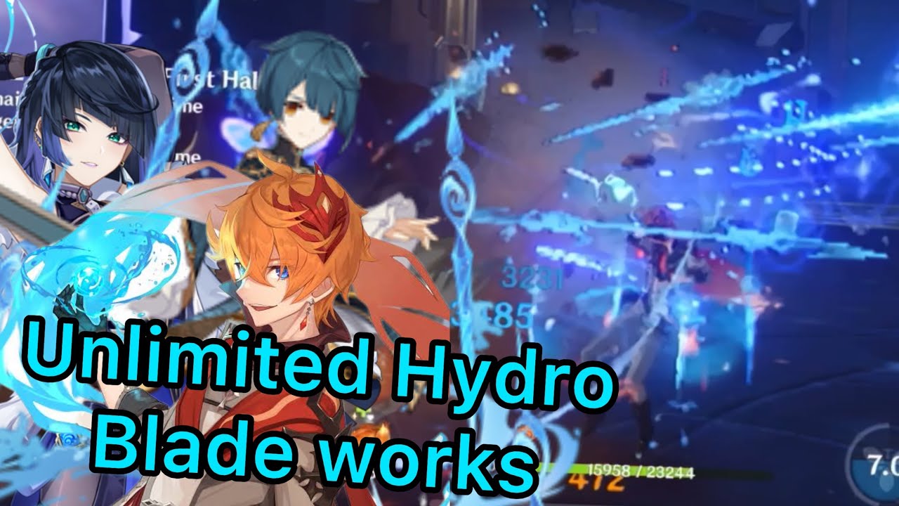 C0 Childe/Tartaglia Unlimited Hydro blade works!! - Genshin impact 4.0 ...
