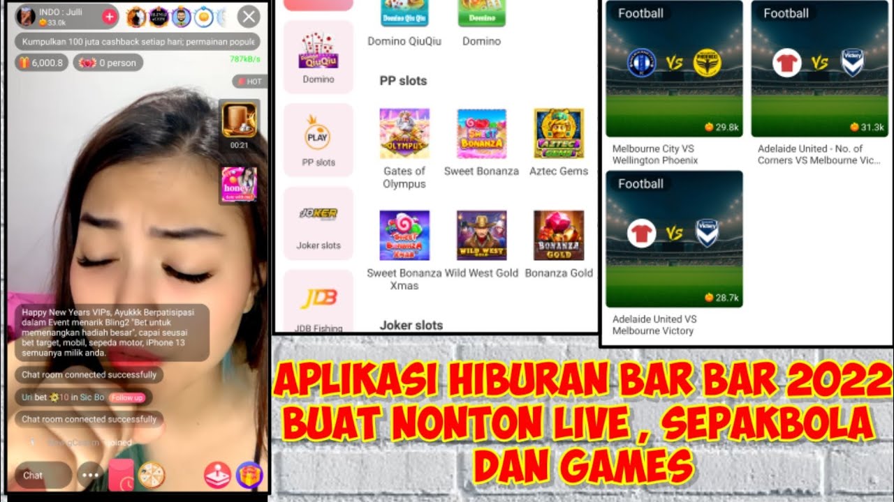 APLIKASI HIBURAN PALING BAR BAR ‖ APLIKASI BLING BLING LIVE HOST INDO TERBARU PALING LENGKAP ...
