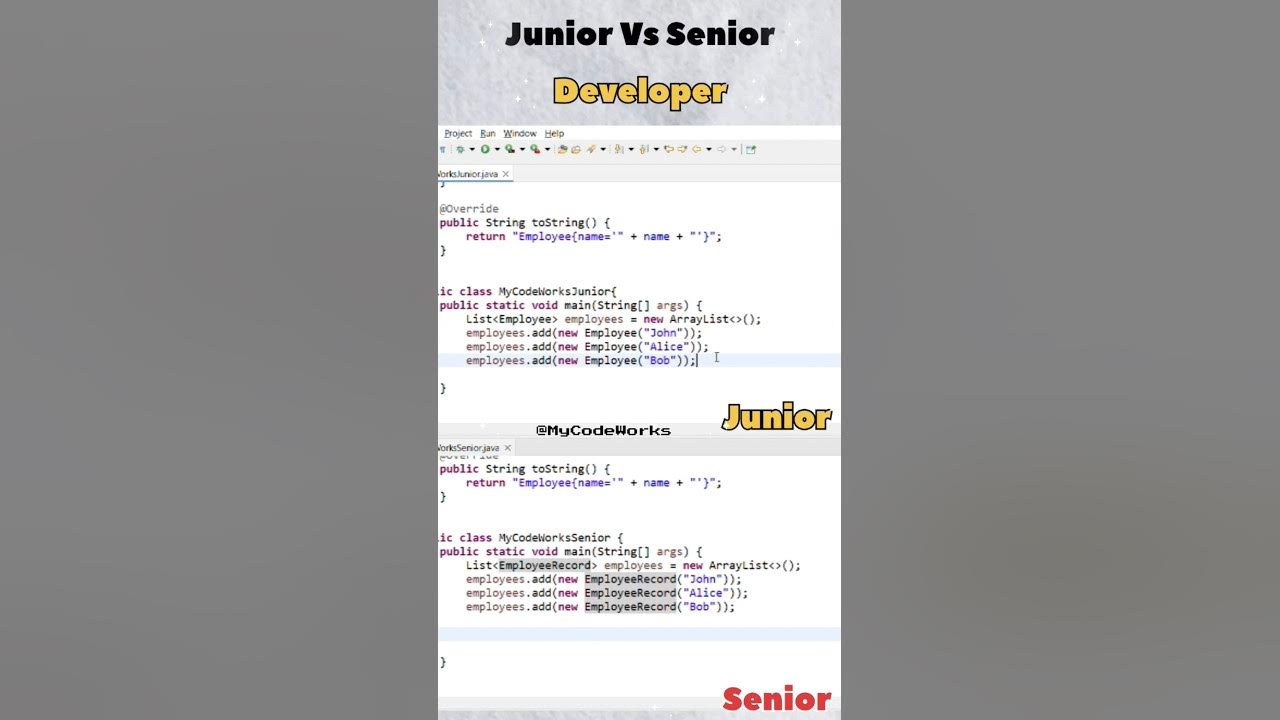 How to become a senior developer ️😁 #java #python #javascript #coder #coding - YouTube