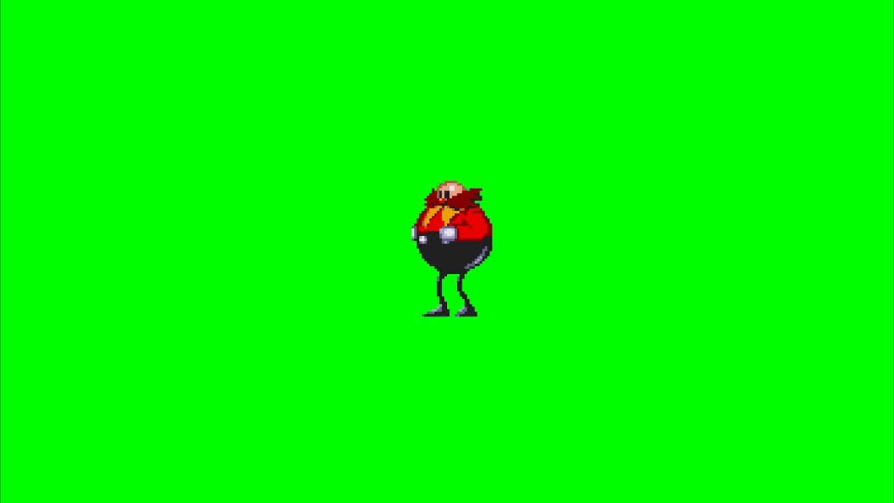 Sonic 3 - Dr. Robotnik's Idle Animation (Green Screen) - YouTube