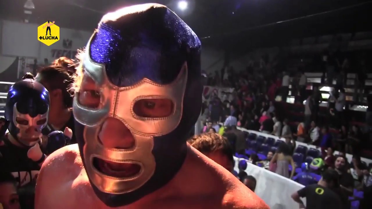 Blue Demon Jr: "Va en serio el reto de máscaras con Wagner" - YouTube