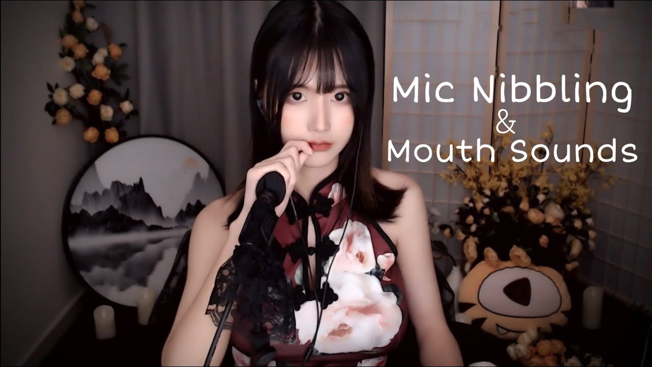 ASMR | Mic Nibbling and Mouth Sounds - YouTube