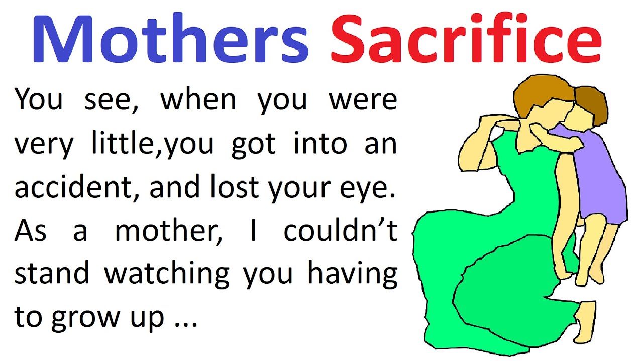 Mothers Sacrifice | Short Story | Learning English Through Story - YouTube