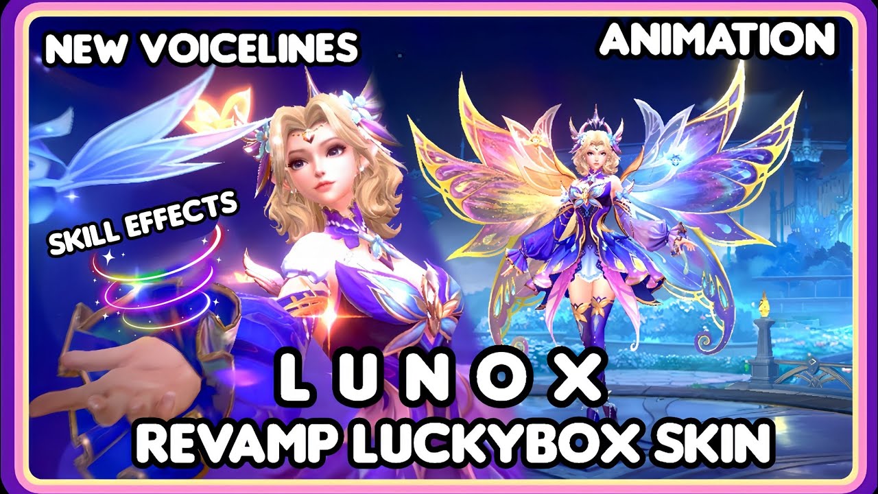 LUNOX REVAMP LUCKYBOX SKIN WITH NEW VOICELINES ~ MLBB - YouTube