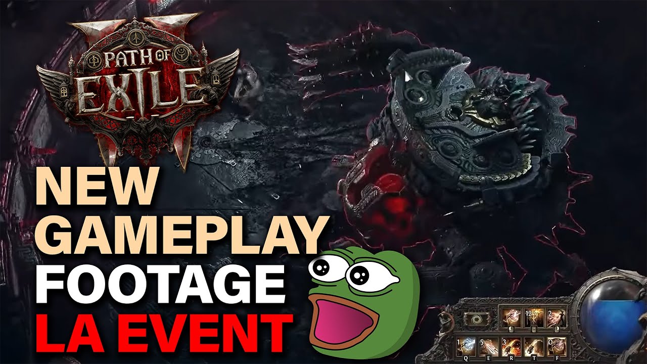 NEW Path of Exile 2 GAMEPLAY FOOTAGE from LA EVENT - YouTube