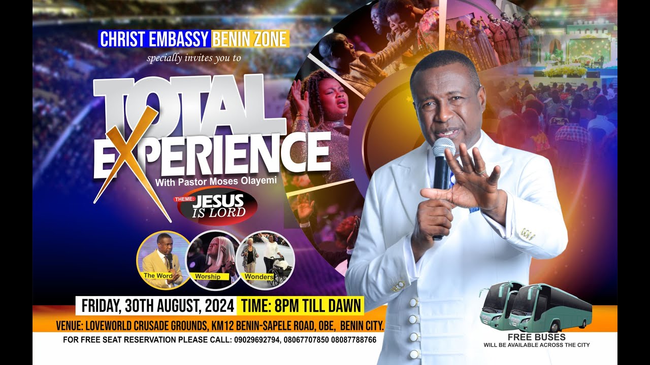 LIVE: TOTAL EXPERIENCE WITH HIGHLY ESTEEMED PASTOR MOSES OLAYEMI - YouTube