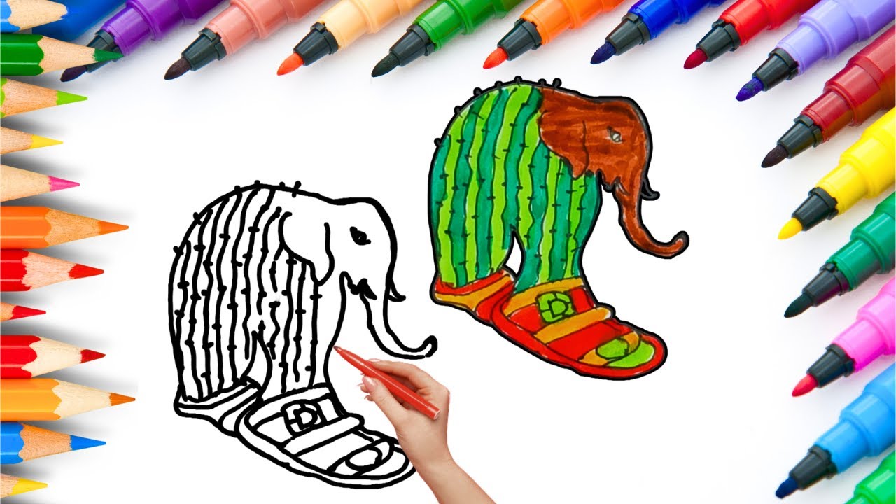 How To Draw cute Lirili Larila Drawing, Painting & Coloring For Kids ...